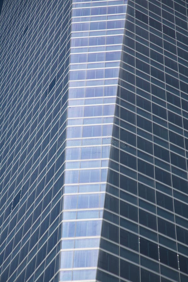 Tower with Rectangular Windows Stock Photo - Image of skyline ...