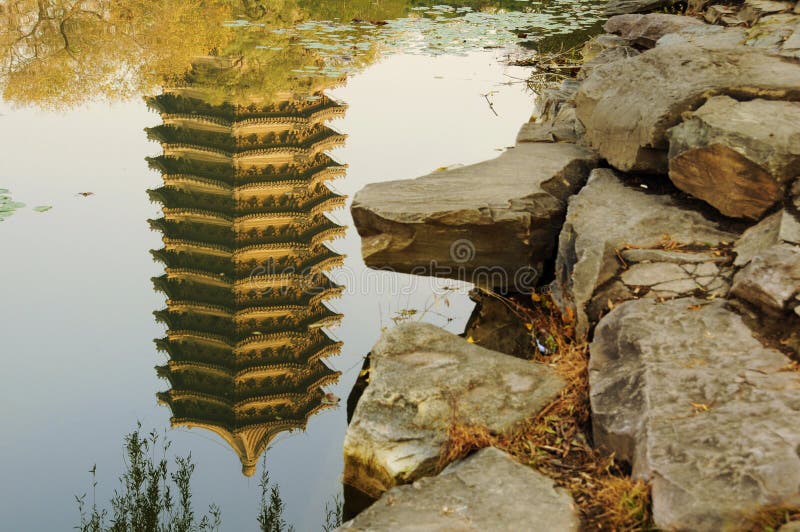Tower reflection stock photo. Image of historic, tower - 12737506