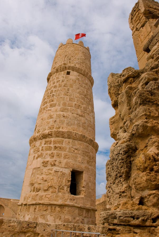 Tower of the Ribat at Sousse Stock Image - Image of arab, countries ...