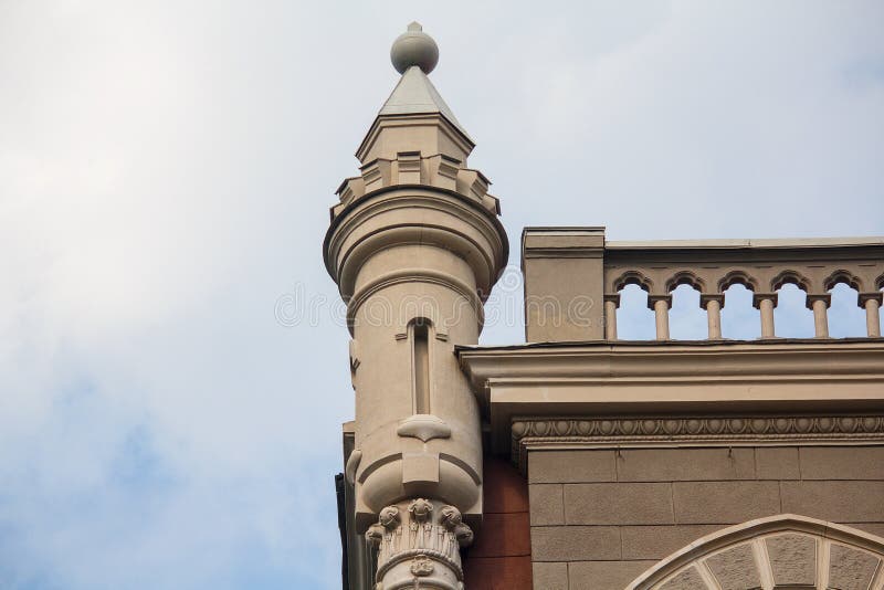 Tower at the Roof of the Building Stock Photo - Image of city, europe ...