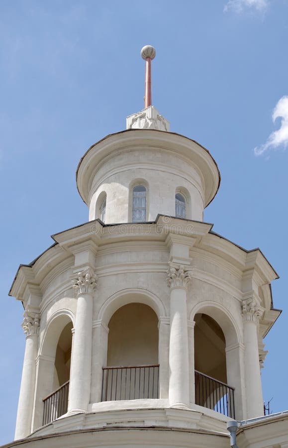Tower on roof of the house stock photo. Image of exterior - 119424522