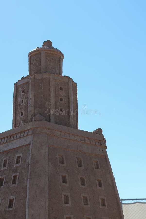 Tower Sculpture Made of Sand Stock Photo - Image of waterbird ...