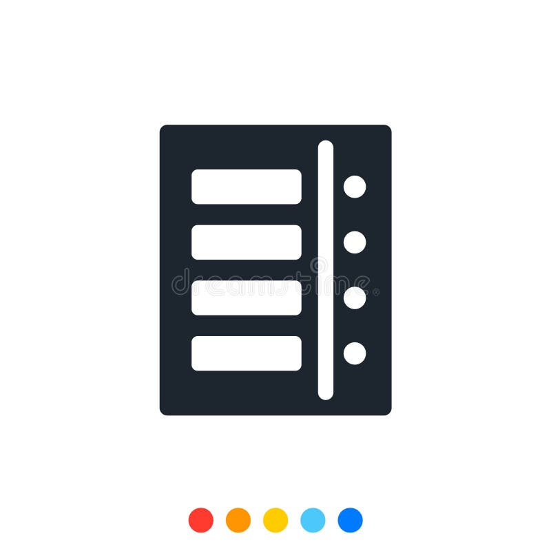 Tower Server Icon,Vector and Illustration Stock Vector - Illustration ...