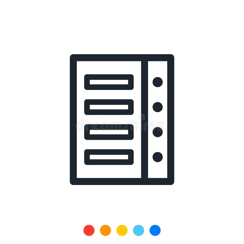 Tower Server Icon,Vector and Illustration Stock Vector - Illustration ...