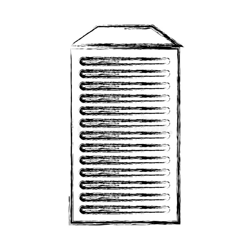 Tower server isolated icon stock vector. Illustration of digital - 90624701