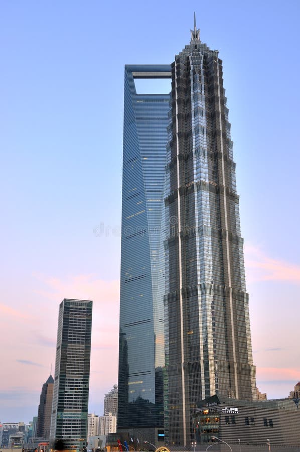 Tower in Shanghai Center Commercial Area Editorial Image - Image of ...
