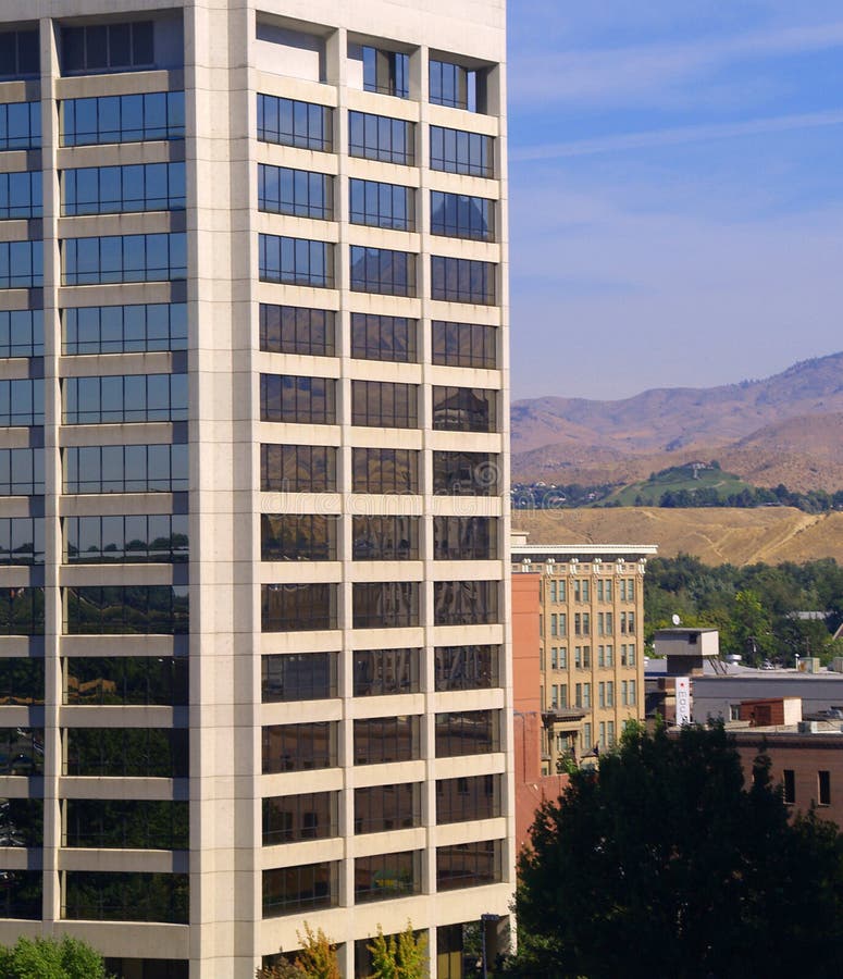 Tower Side Windows stock photo. Image of reflect, high - 1253692