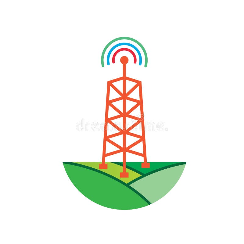 Tower Signal Icon Vector Concept Element Design Stock Vector ...