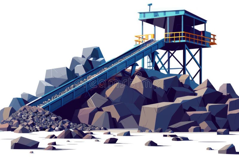 A Tower Sitting on a Large Pile of Rocks. Suitable for Architecture or ...