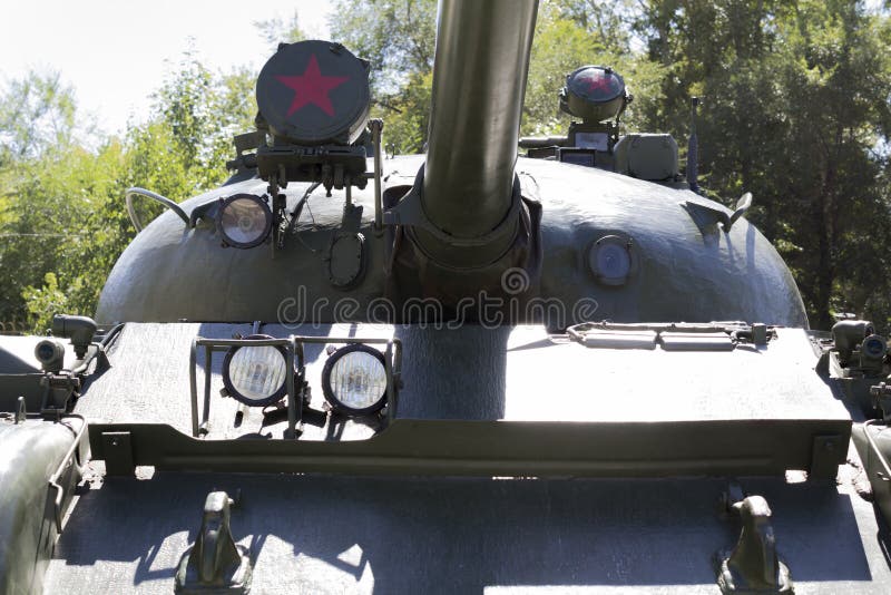 The Tower of the Soviet Tank Stock Image - Image of tank, caterpillars ...