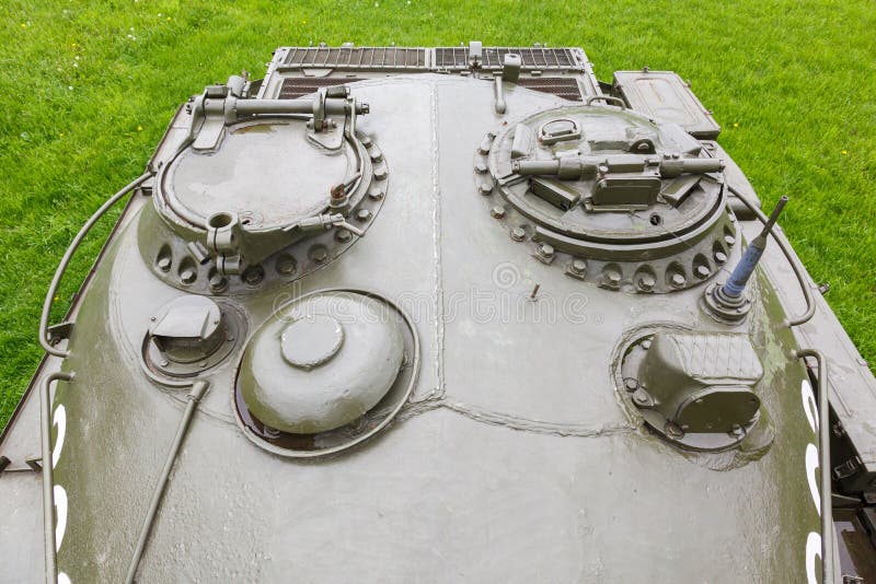 Tower Soviet tank T-54 stock photo. Image of conflict - 33829552