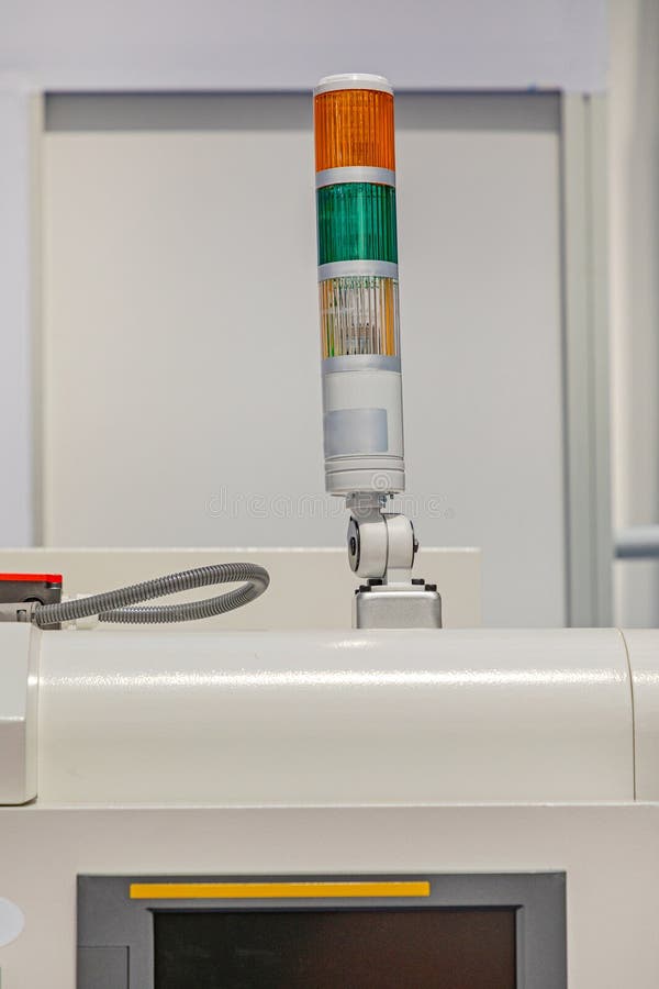 Tower Stack Light Indicator Stock Photo - Image of pole, serbia: 282499726