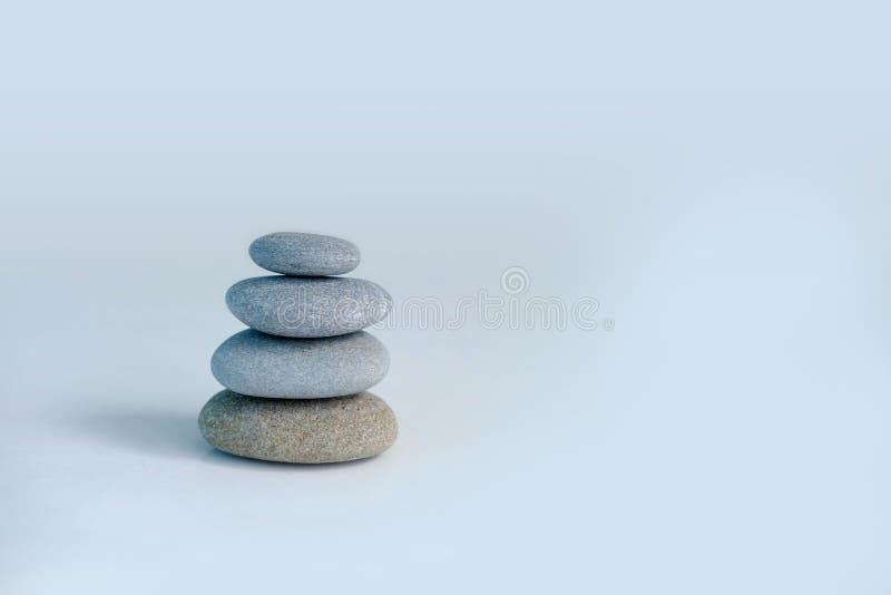 Tower, Stack of Pebbles in Unstable State, Pyramid Made of Flat Stones ...