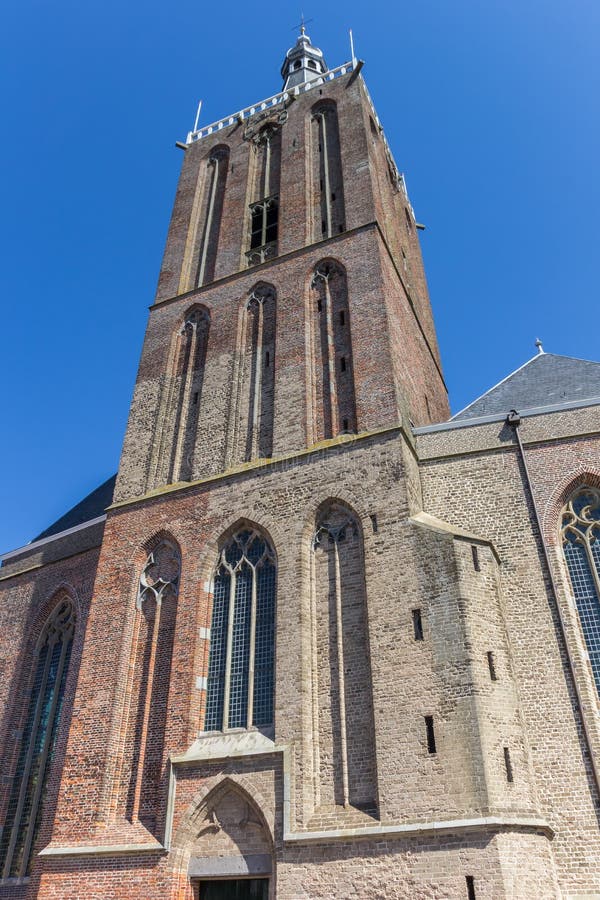 Tower of the Stephanus Church in Hasselt Stock Photo - Image of ...