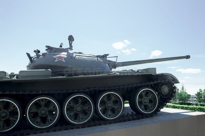Tower of the T-54 Tank. Monument Editorial Stock Image - Image of ...