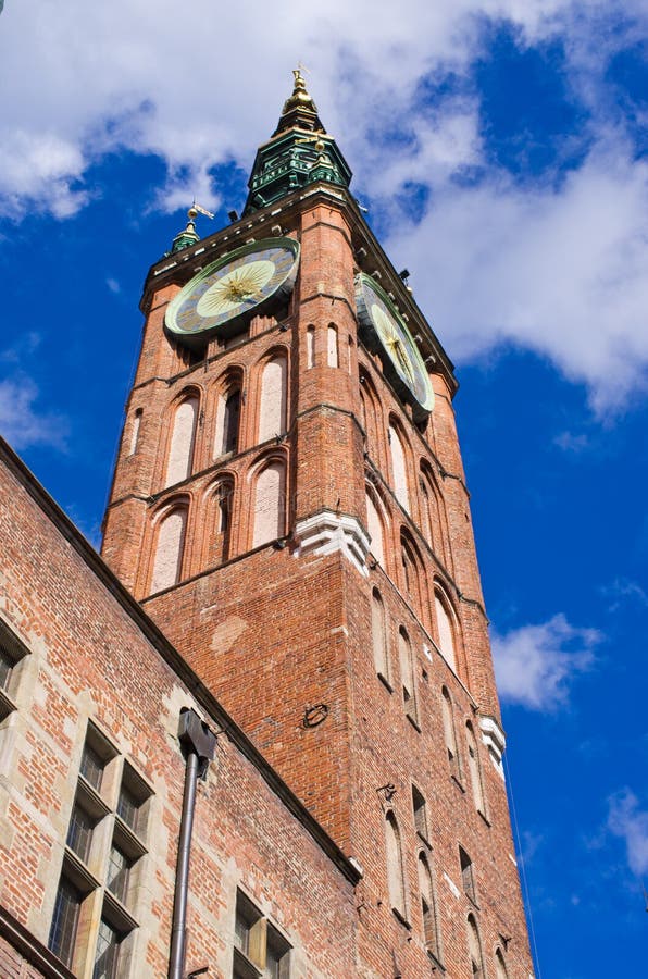 615 Main Town Hall Tower Gdansk Stock Photos - Free & Royalty-Free ...