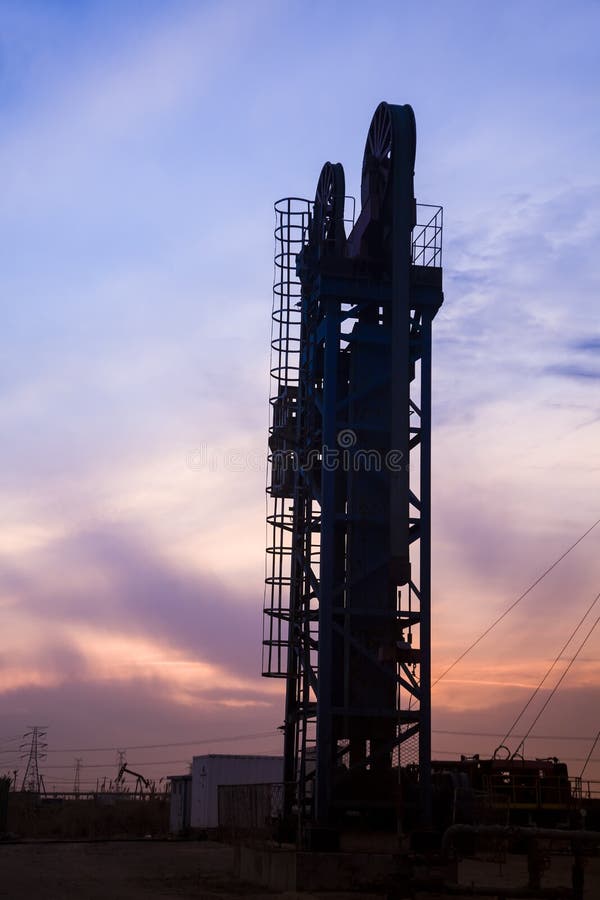 Tower type pumping unit stock photo. Image of energy - 174014486