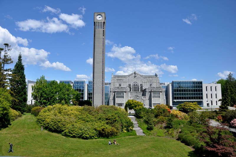 Tower in UBC editorial stock image. Image of travel, campus - 29583649