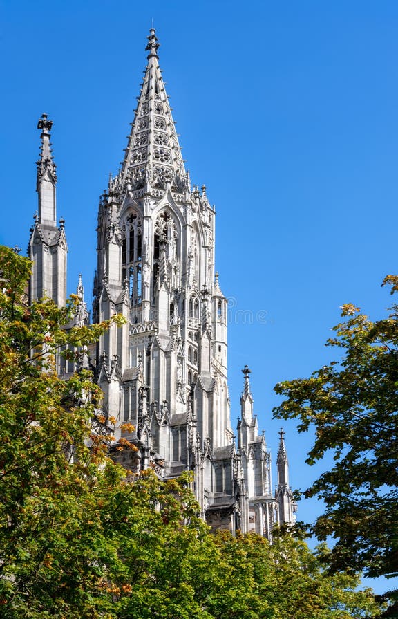 The Tower of the Ulm Cathedral Stock Image - Image of tower ...