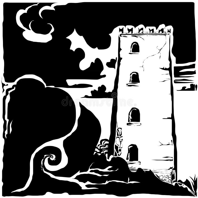 The tower vector stock vector. Illustration of elderly - 6237036