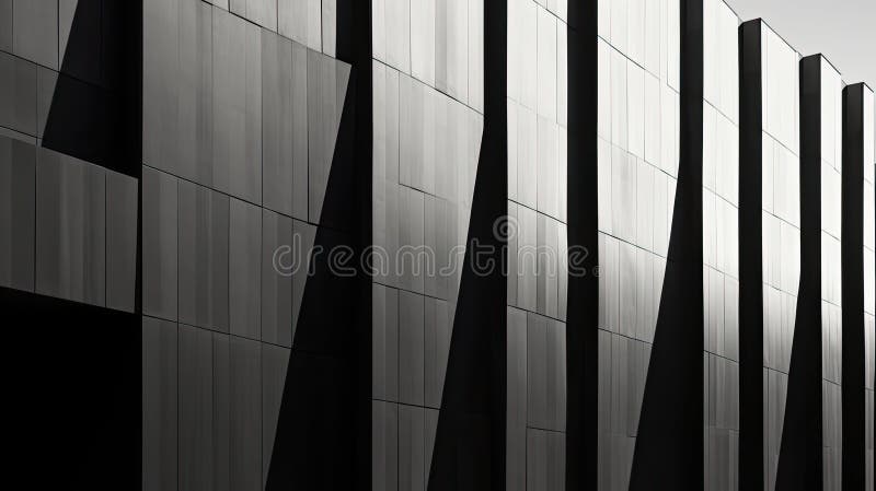 Tower Vertical Gray Architecture Stock Illustration - Illustration of ...