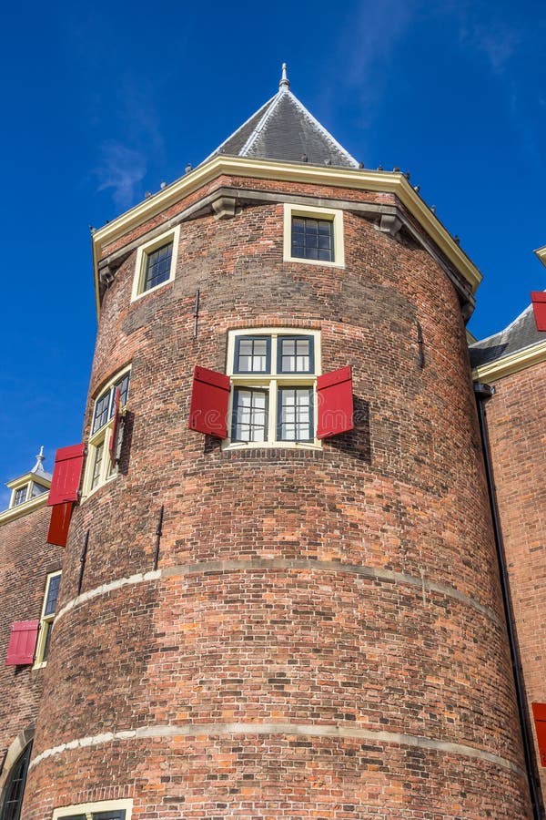 Tower of the Weigh House in Amsterdam Stock Photo - Image of history ...