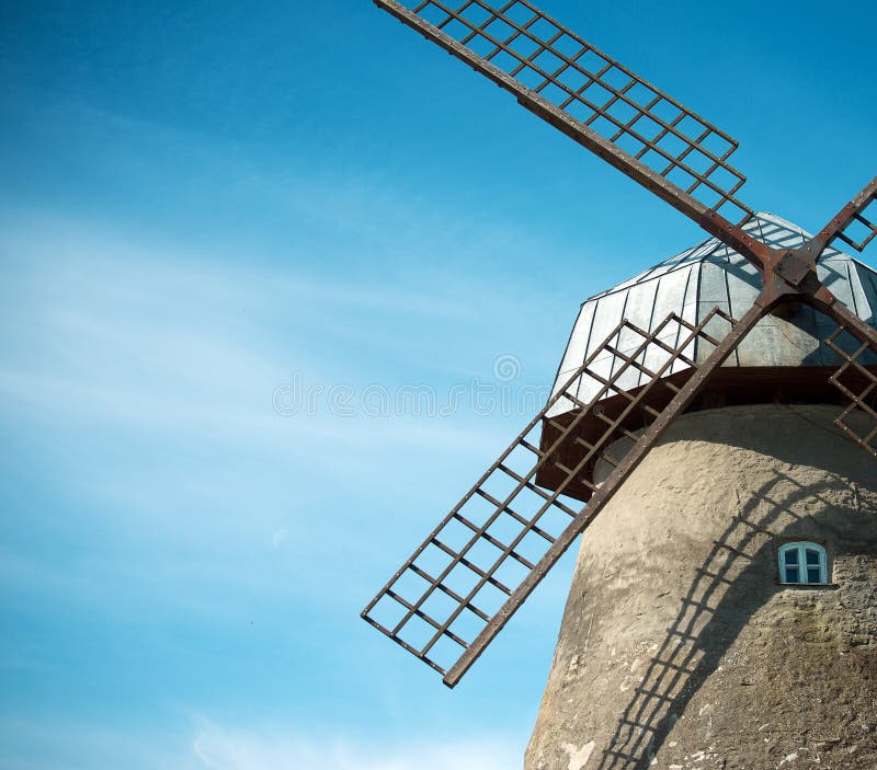 Tower windmill. stock image. Image of architecture, heritage - 95839133