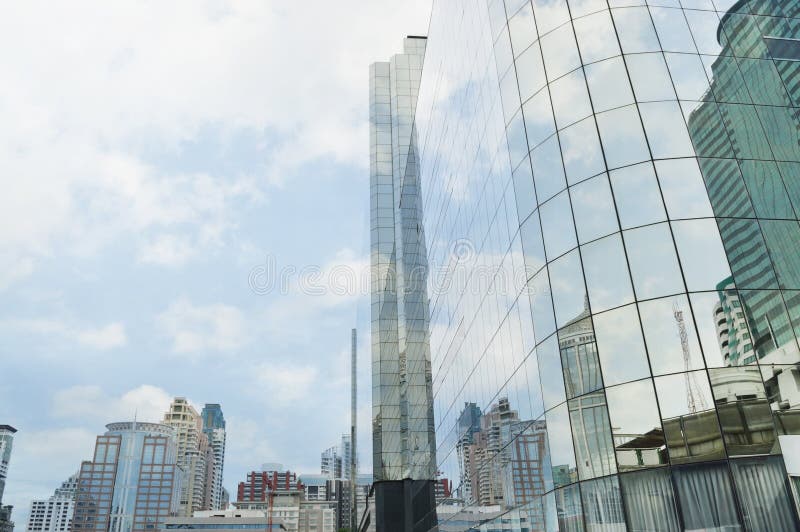 Tower Window for Business Background Stock Image - Image of ...