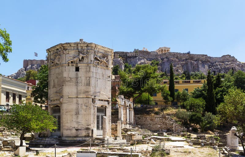 Tower of the Winds, Athens stock photo. Image of historical - 32184564