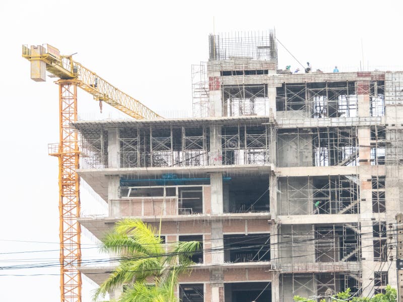 The Towering Building Under Construction Stood As a Testament To ...