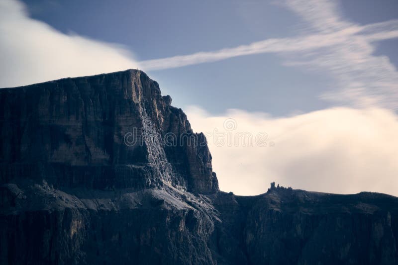 Stunning Mountain Landscape Highlights Jagged Cliffs and Distant ...