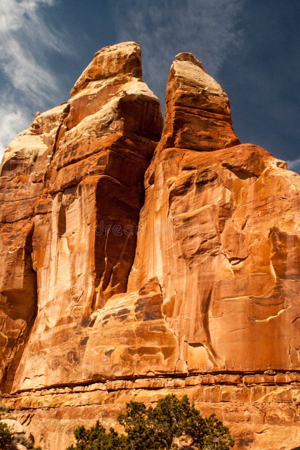 Towering cliffs stock photo. Image of desert, dust, color - 49099210