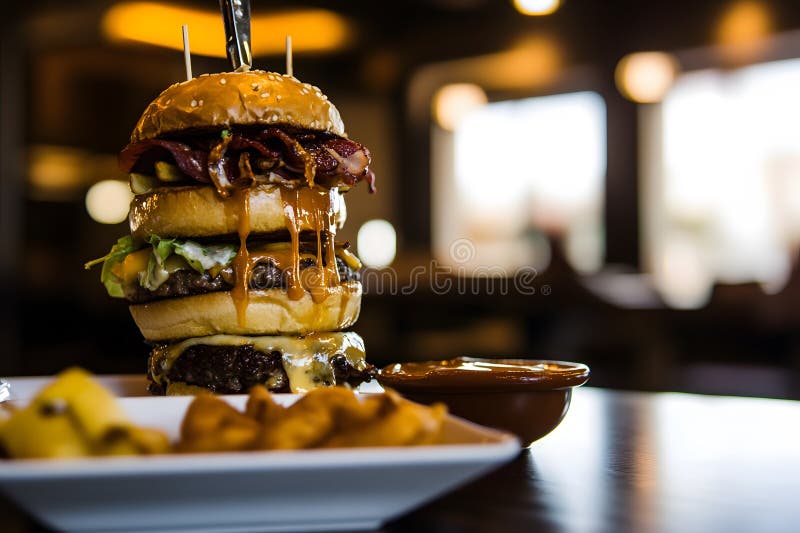 A Stack of Grilled Chicken on a Skewer Fried Stock Photo - Image of ...