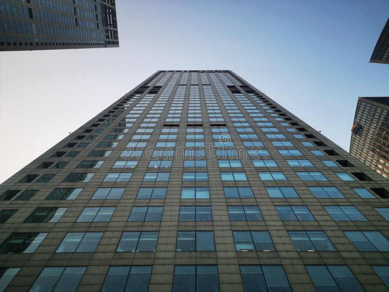 Towering High-rise Office Buildings Stock Image - Image of build ...