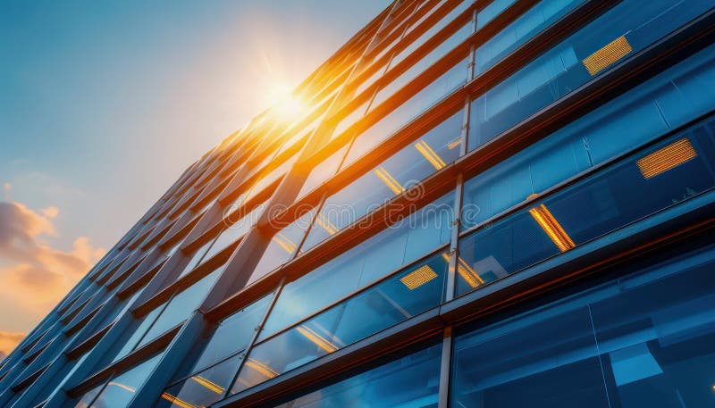 Modern Architectural Marvel a Towering Edifice Equipped with Cutting ...