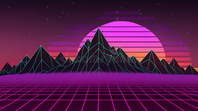 A Towering Mountain Range Made Entirely of Binary Code Reaching into a ...