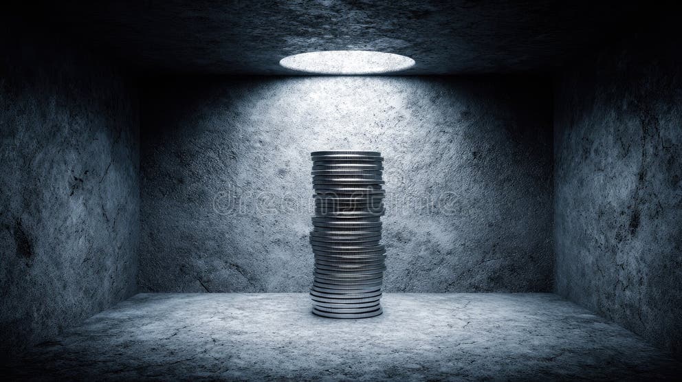 Lit Weathered Concrete Cubicle Stock Illustrations – 1 Lit Weathered ...