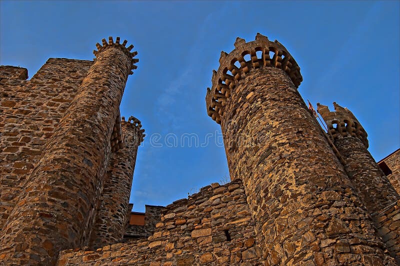 The towers of the castle stock photo. Image of maker - 274289742