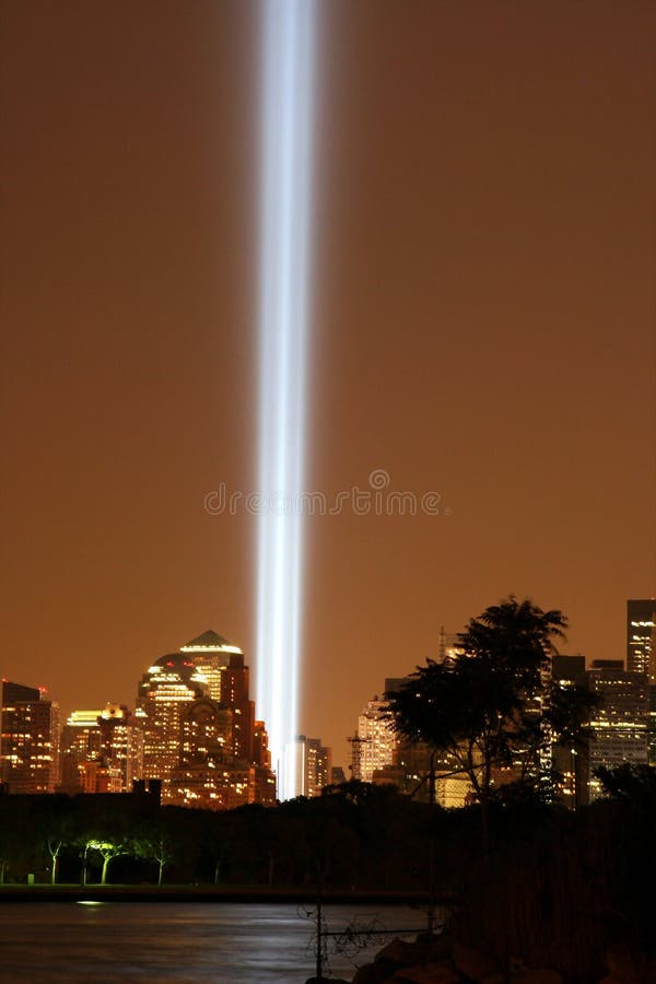 Towers of Light-2 stock image. Image of brooklyn, light - 569219
