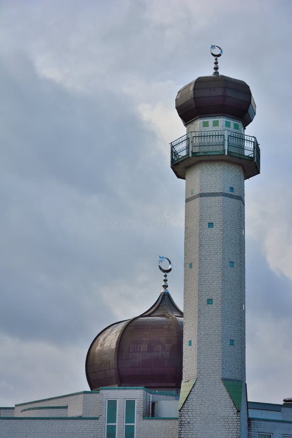 Towers of a mosque stock photo. Image of star, stone - 66476776
