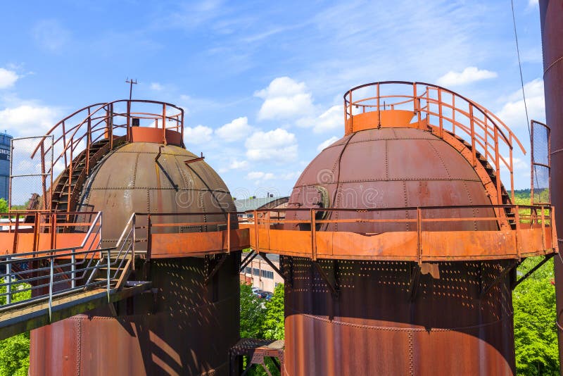 Old iron works monuments stock photo. Image of restored - 31844786