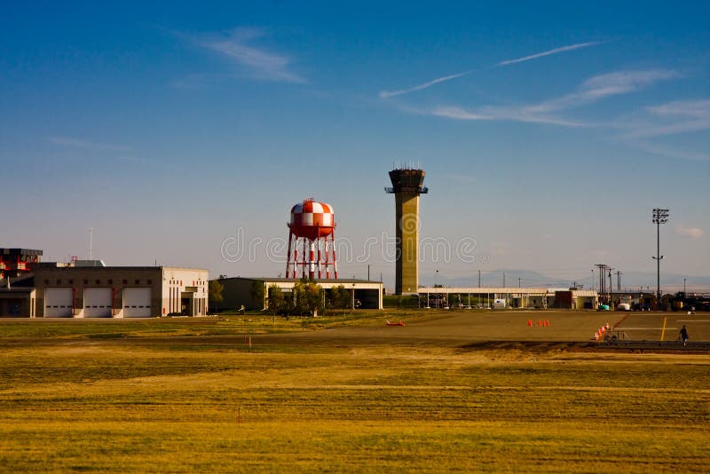 Towers at Small Airport stock photo. Image of tower, traffic - 7738250