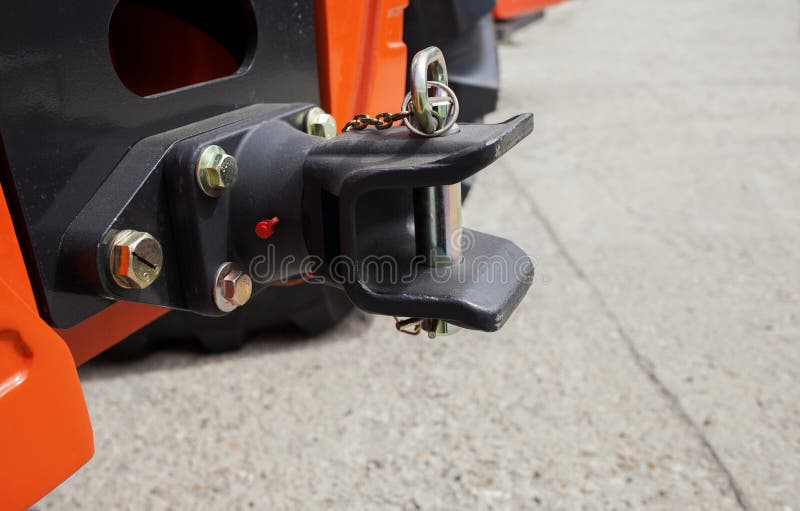 Towing Hook for Industrial Vehicle Stock Photo - Image of parts ...