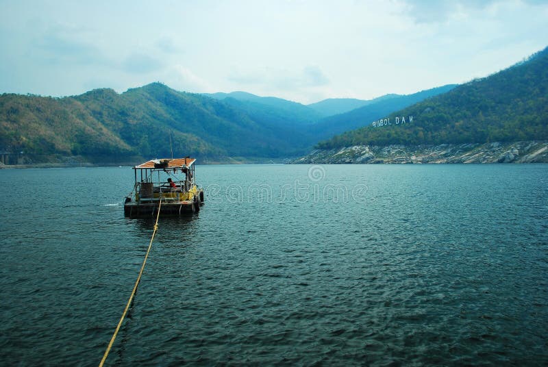 Towing the raft stock image. Image of trip, water, tourist - 35191533