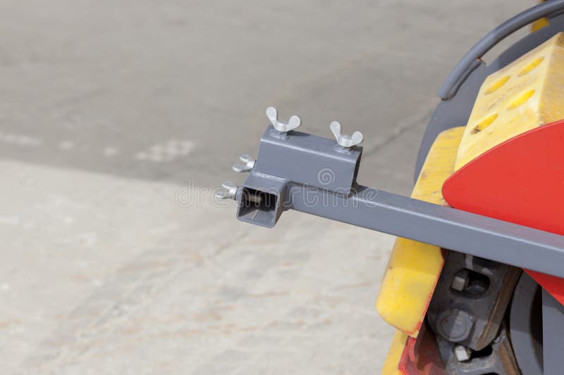 Towing System for Industrial Vehicle Stock Photo - Image of hook ...