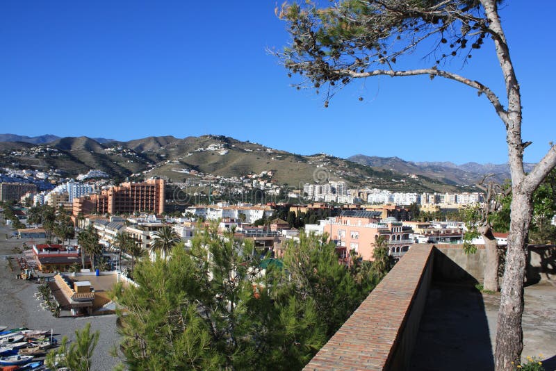 Town of Almunecar ( Spain ) Stock Photo - Image of stones, spain: 7513714