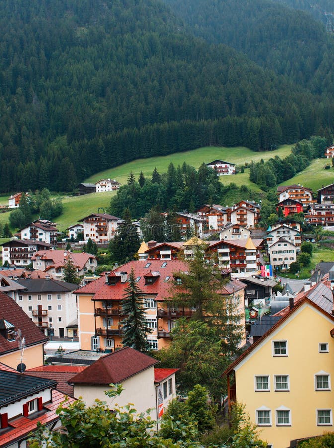 Town in the Alps stock photo. Image of tirol, alpine - 26274030