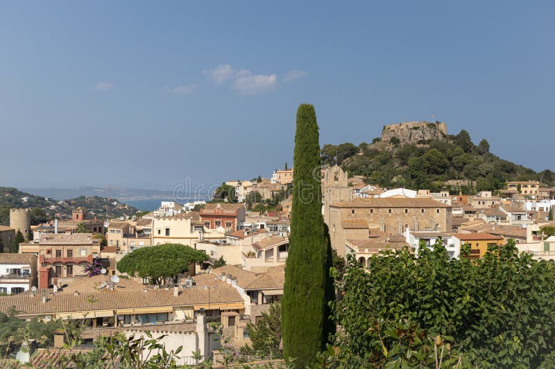 Town of Begur stock photo. Image of sightseeing, seafront - 275732364
