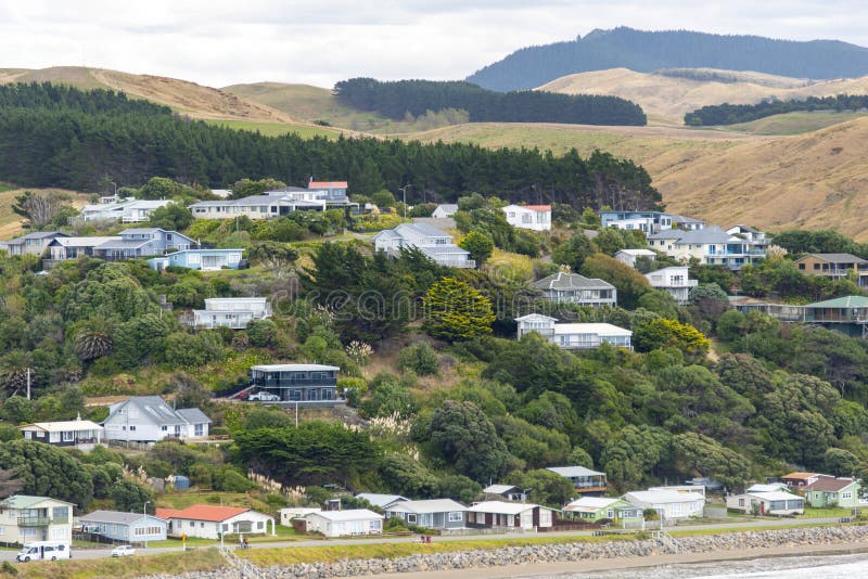 Town of Castlepoint stock photo. Image of landscape - 323382310