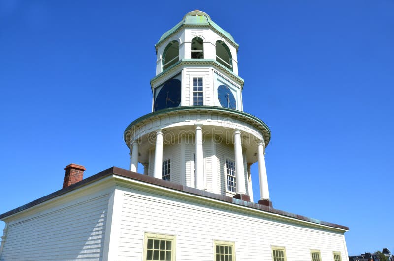 The Town Clock stock photo. Image of blue, clouds, democracy - 42519048